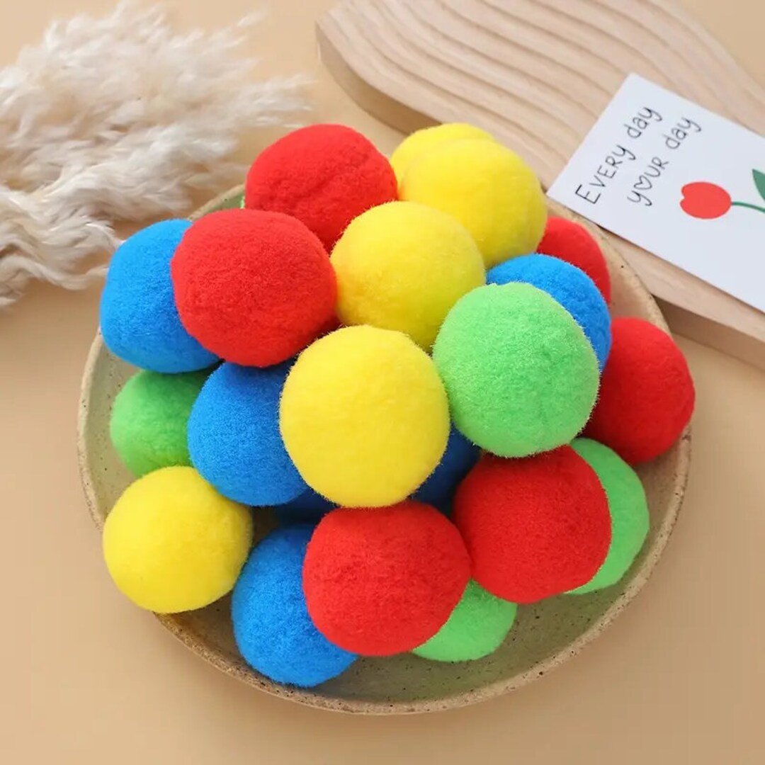 Set of 40 Reusable Cotton Water Balls for Water Combat Games, DIY ...