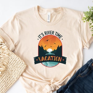 It's River Time Vacation Shirt, River Vibes Shirt, River Hippie Shirt ...