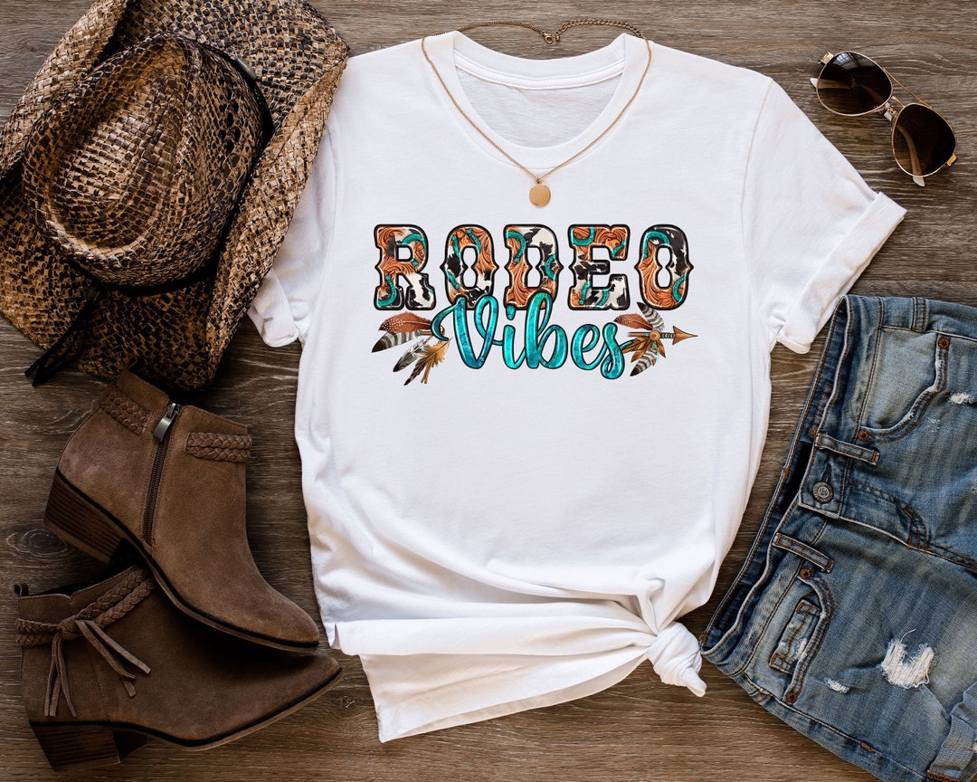 Rodeo Vibes Shirt, Wild West Shirt, Let's Rodeo T Shirt, Vintage Cowboy ...