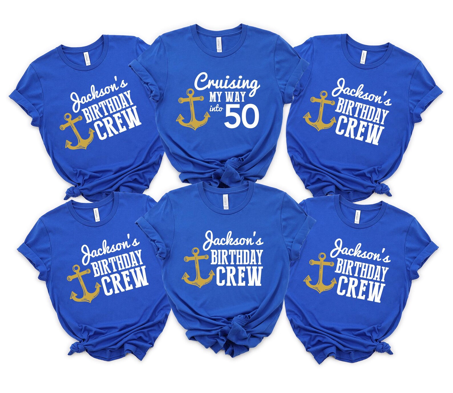 Custom Cruise Birthday Crew Shirt, Personalized Vacation Tee, Cruising ...