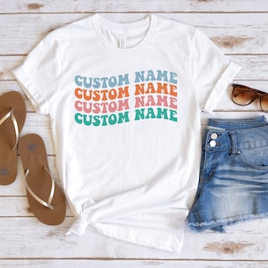 Custom Retro Shirt, Custom Shirts, Personalized Shirt, Custom Unisex Shirts, Custom T-shirt ...