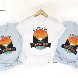 It's River Time Vacation Shirt, River Vibes Shirt, River Hippie Shirt ...