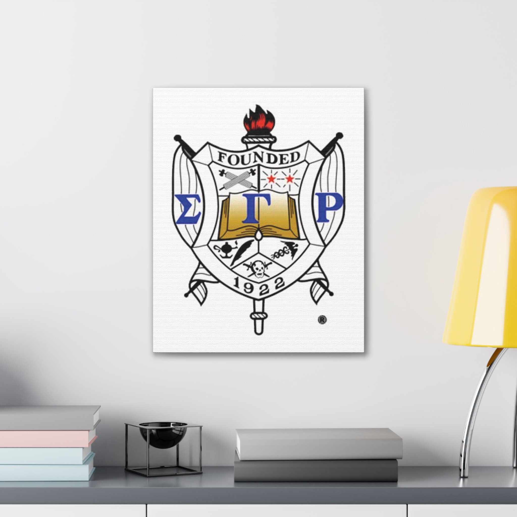 The Coat of Arms of Sigma Gamma Rho Sorority, Inc. Classic Canvas - Etsy