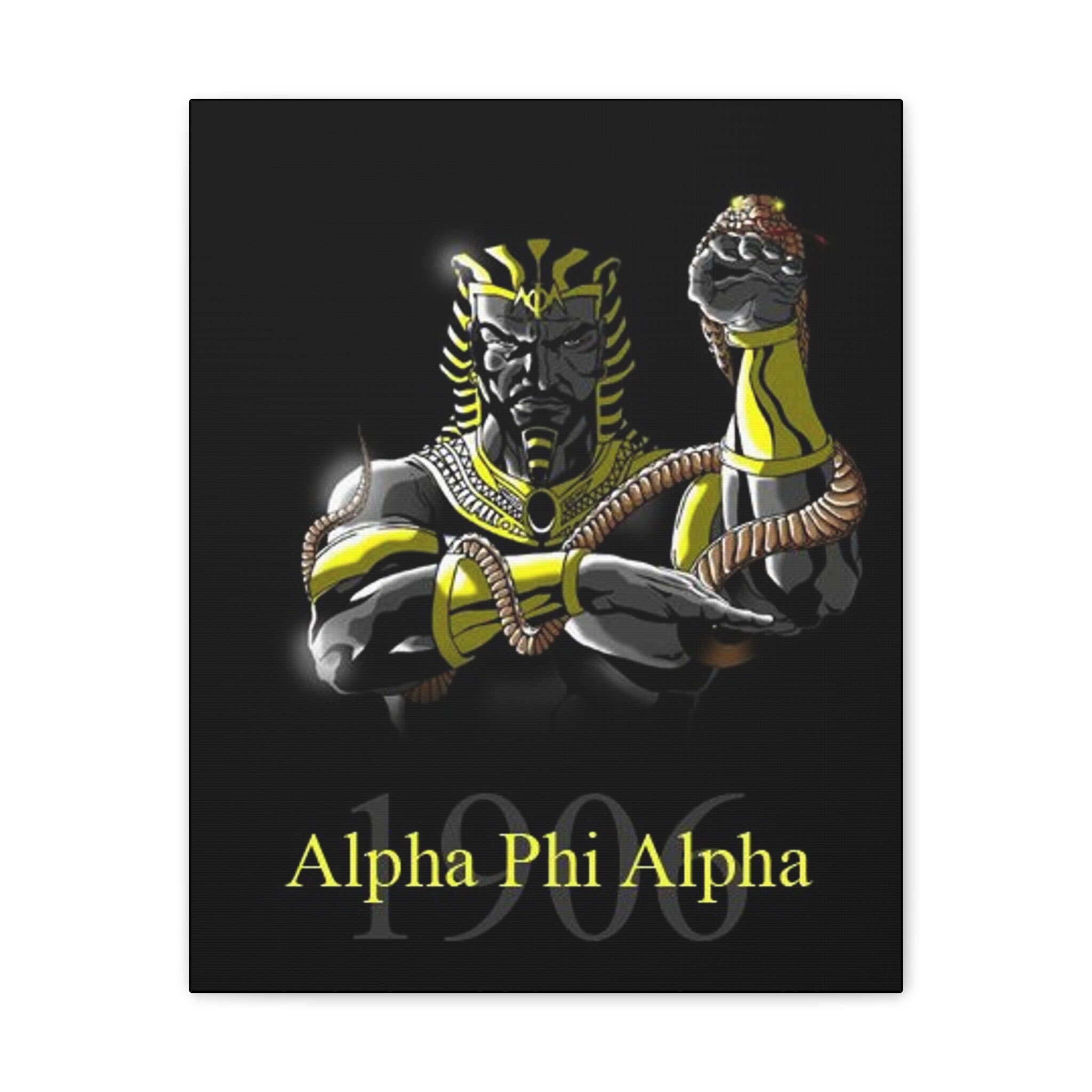 The Pharoah Alpha Phi Alpha Classic Canvas Etsy