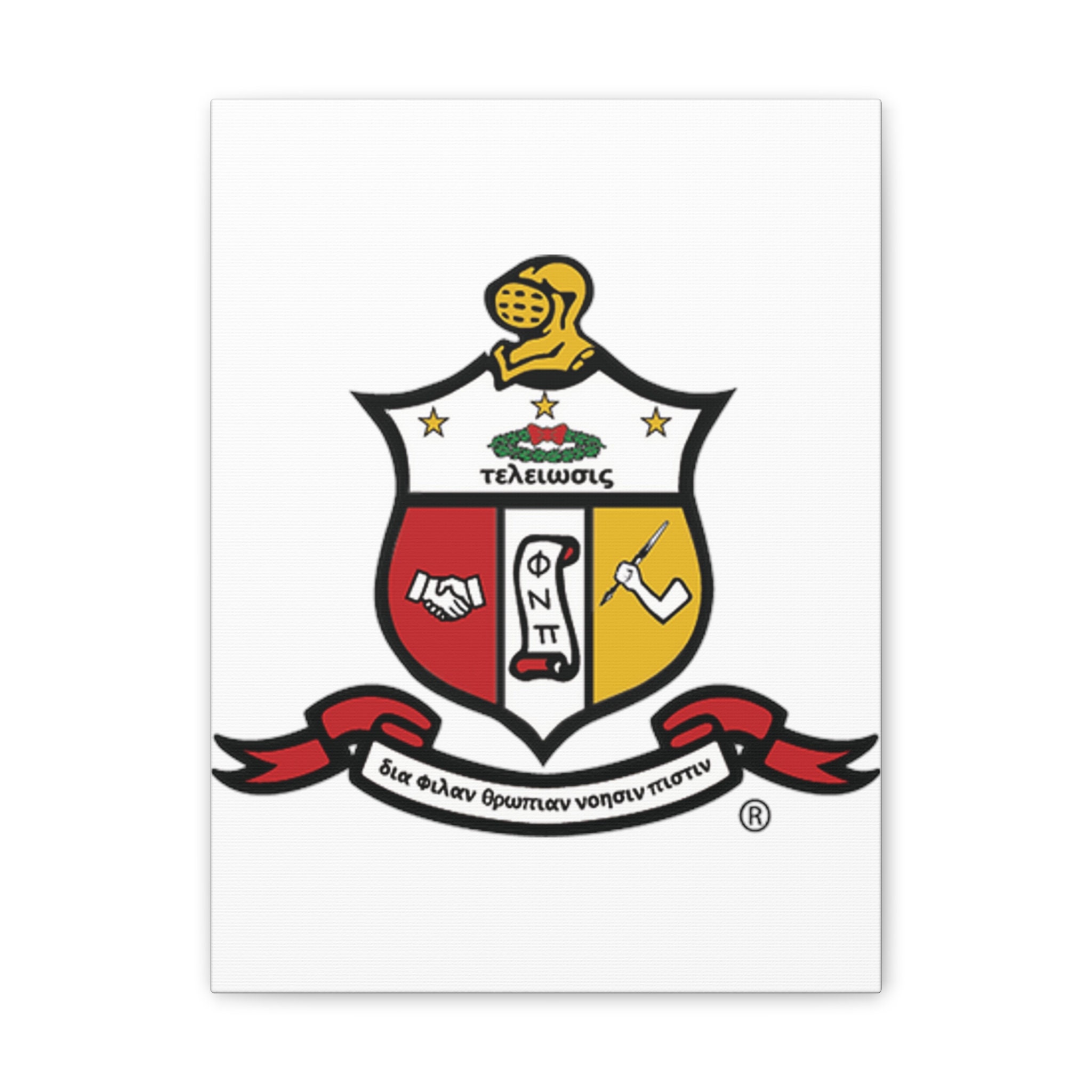 The Coat of Arms of Kappa Alpha Psi Fraternity, Inc. Classic Canvas - Etsy