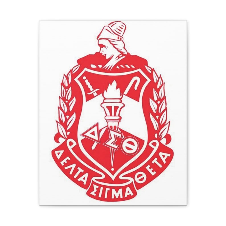 The Coat of Arms of Delta Sigma Theta Sorority, Inc. Classic Canvas - Etsy