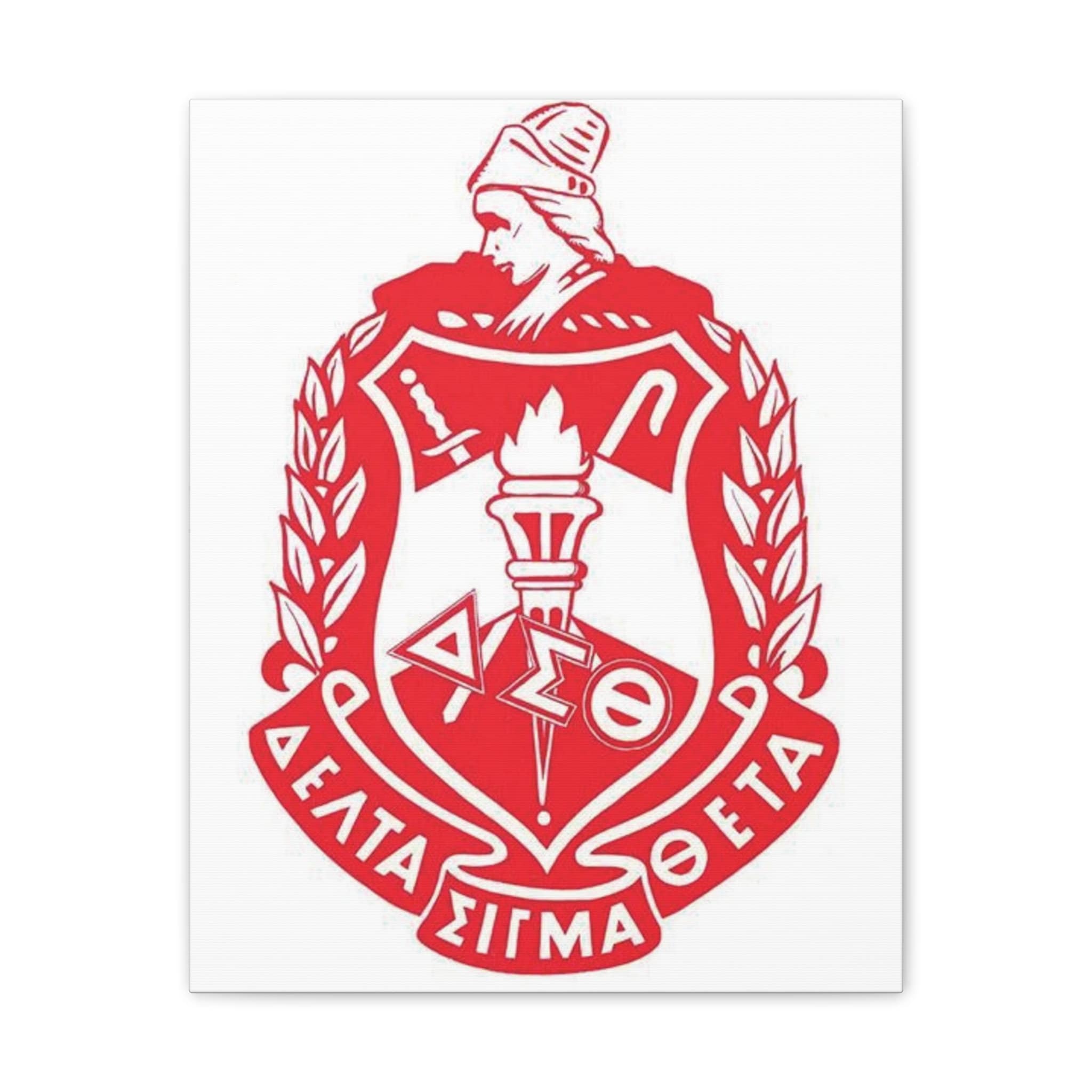The Coat of Arms of Delta Sigma Theta Sorority, Inc. Classic Canvas - Etsy