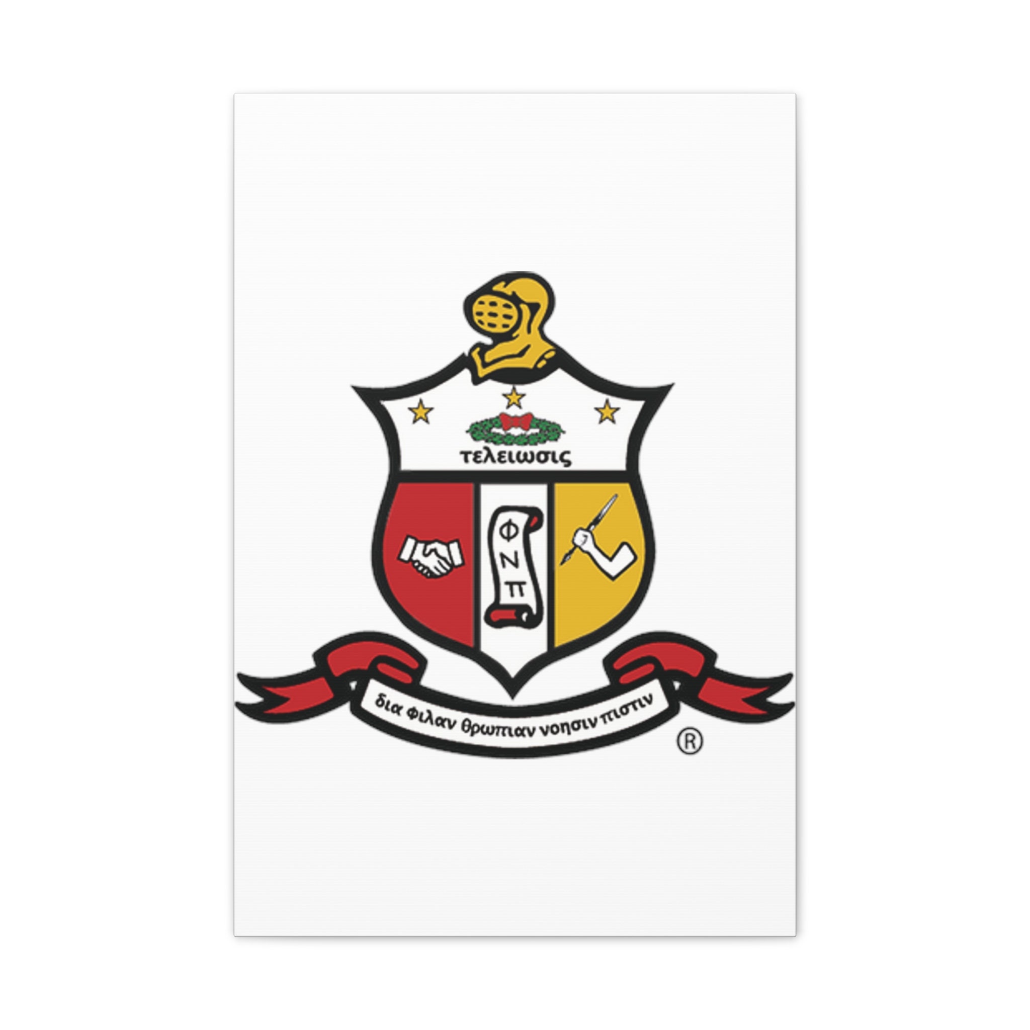 The Coat of Arms of Kappa Alpha Psi Fraternity, Inc. Classic Canvas - Etsy