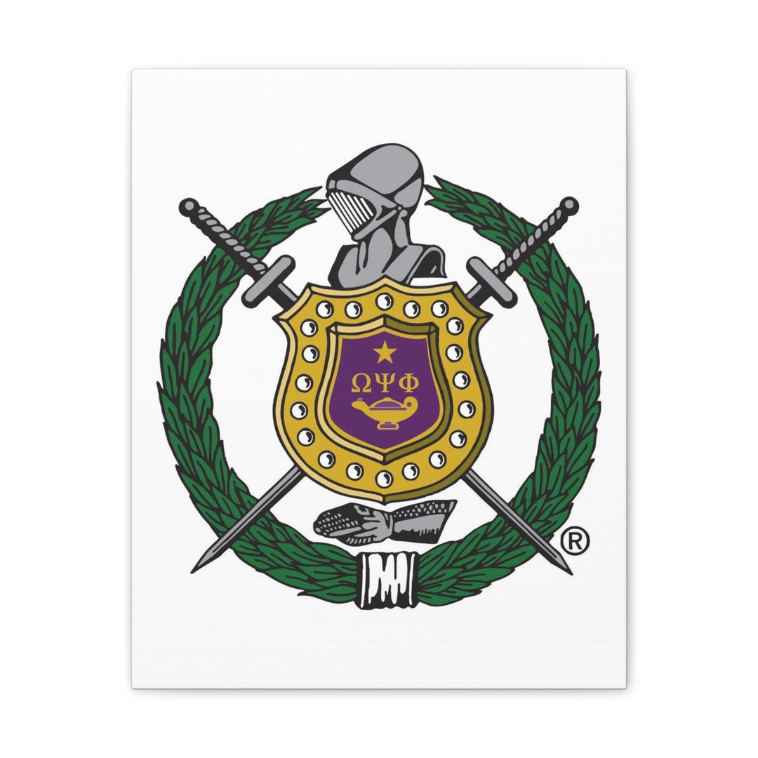 The Fraternal Shield of Omega Psi Phi Fraternity, Inc. Classic Canvas ...
