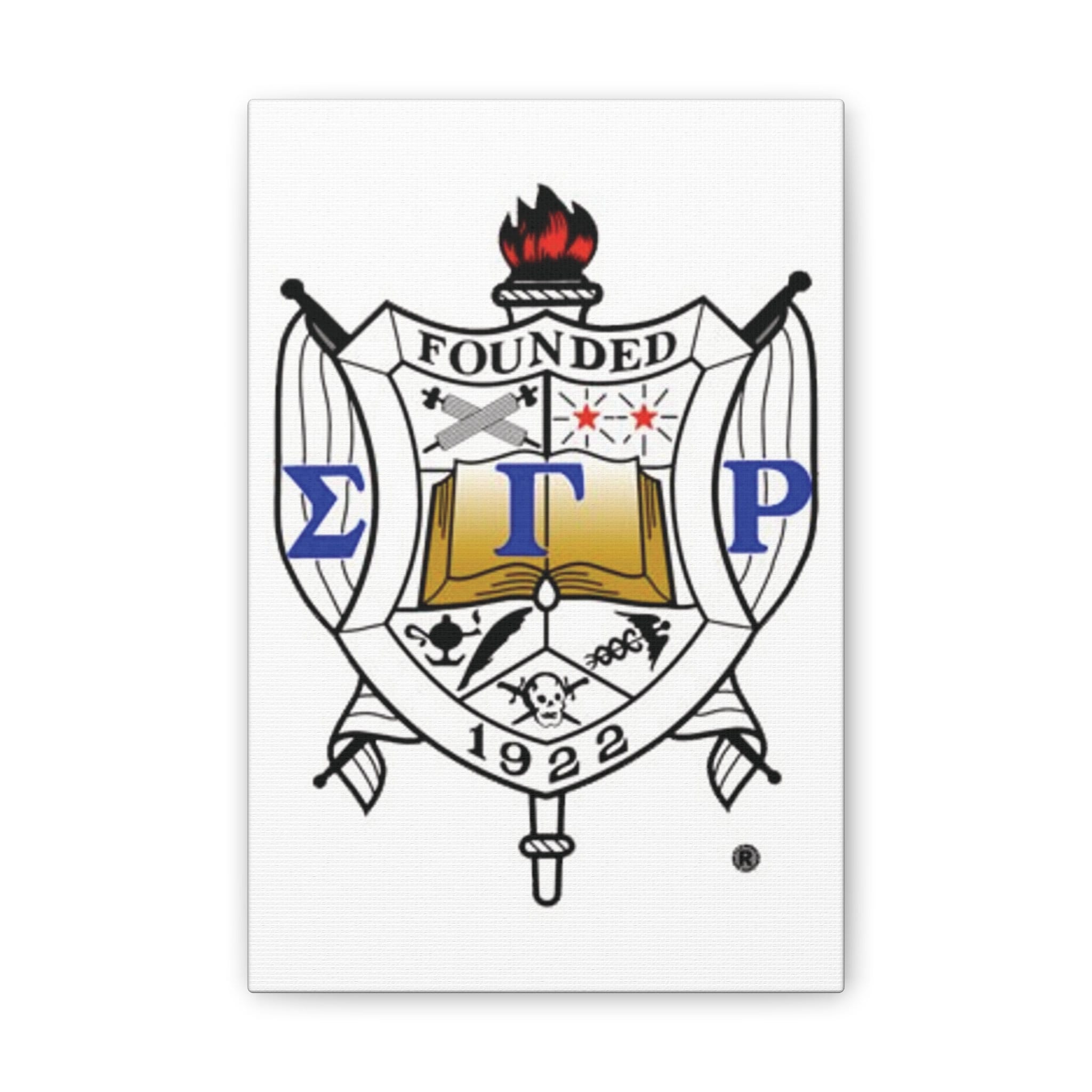 The Coat of Arms of Sigma Gamma Rho Sorority, Inc. Classic Canvas - Etsy