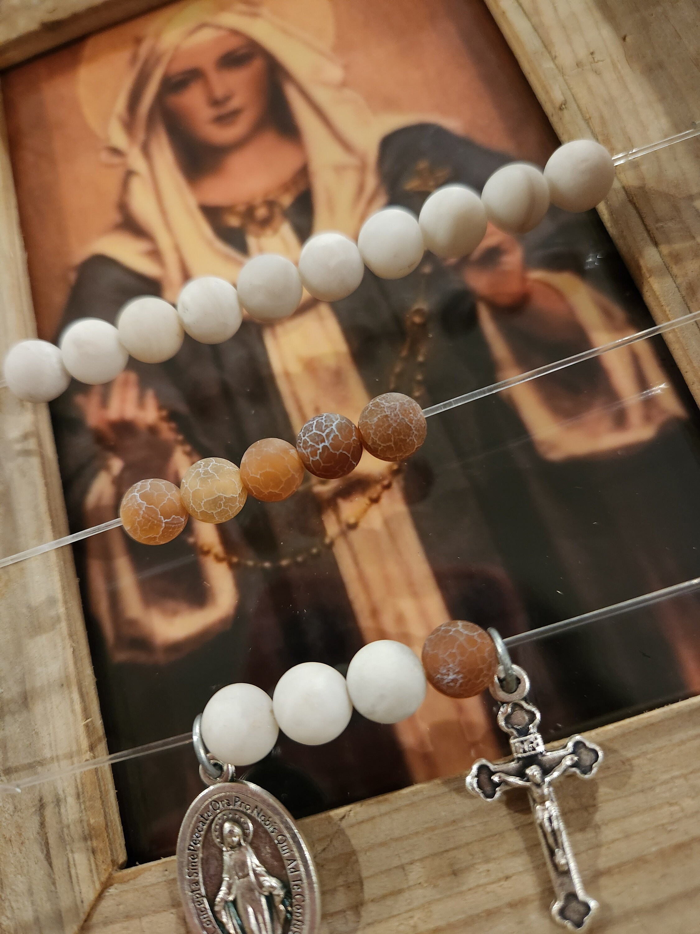 Our Lady of the Rosary Kitchen Rosary Abacus Rosary Wedding Gift ...