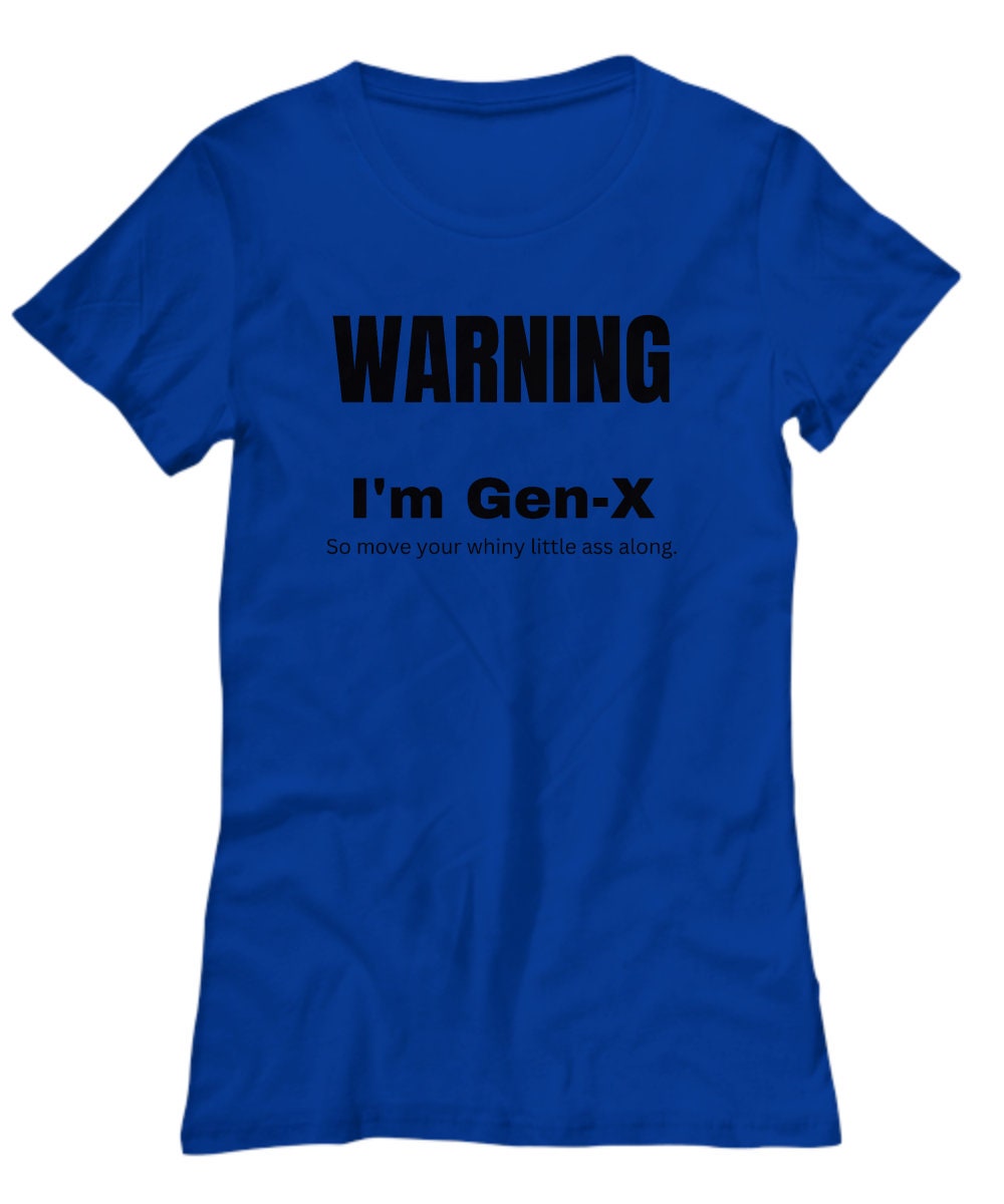 Warning, Gen-x, Y2k Baby Tee. 50th Birthday Gift, Big Sister Gift ...