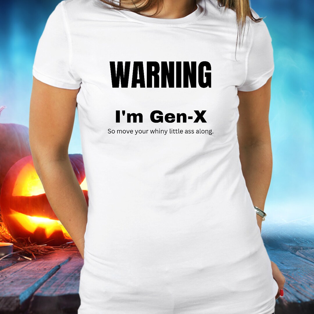 Warning, Gen-x, Y2k Baby Tee. 50th Birthday Gift, Big Sister Gift ...