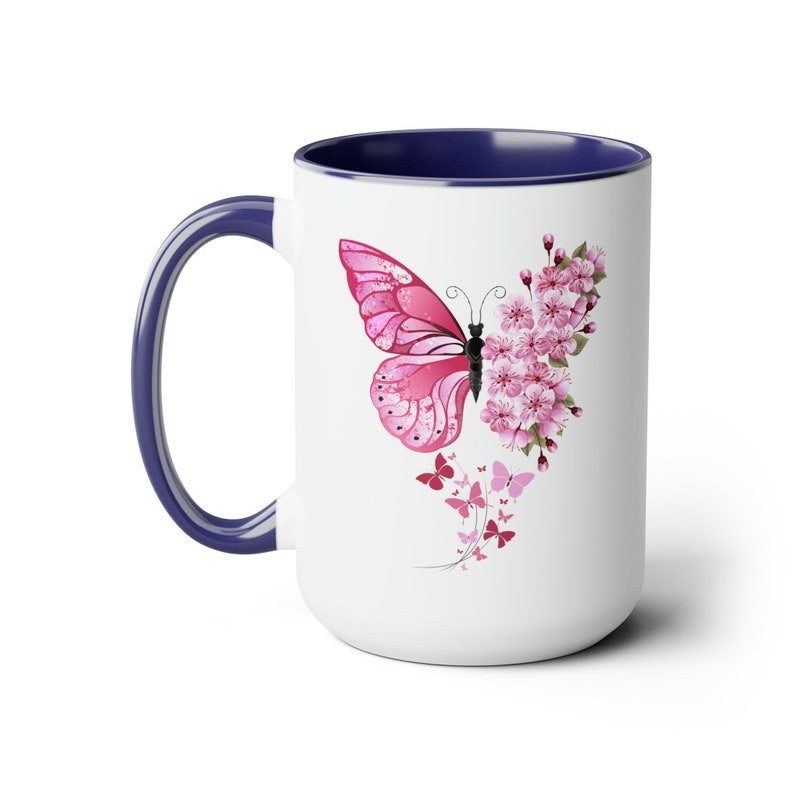 Monarch Butterfly, Large Coffee Mug, Hot Chocolate Mug, Butterfly Wings ...