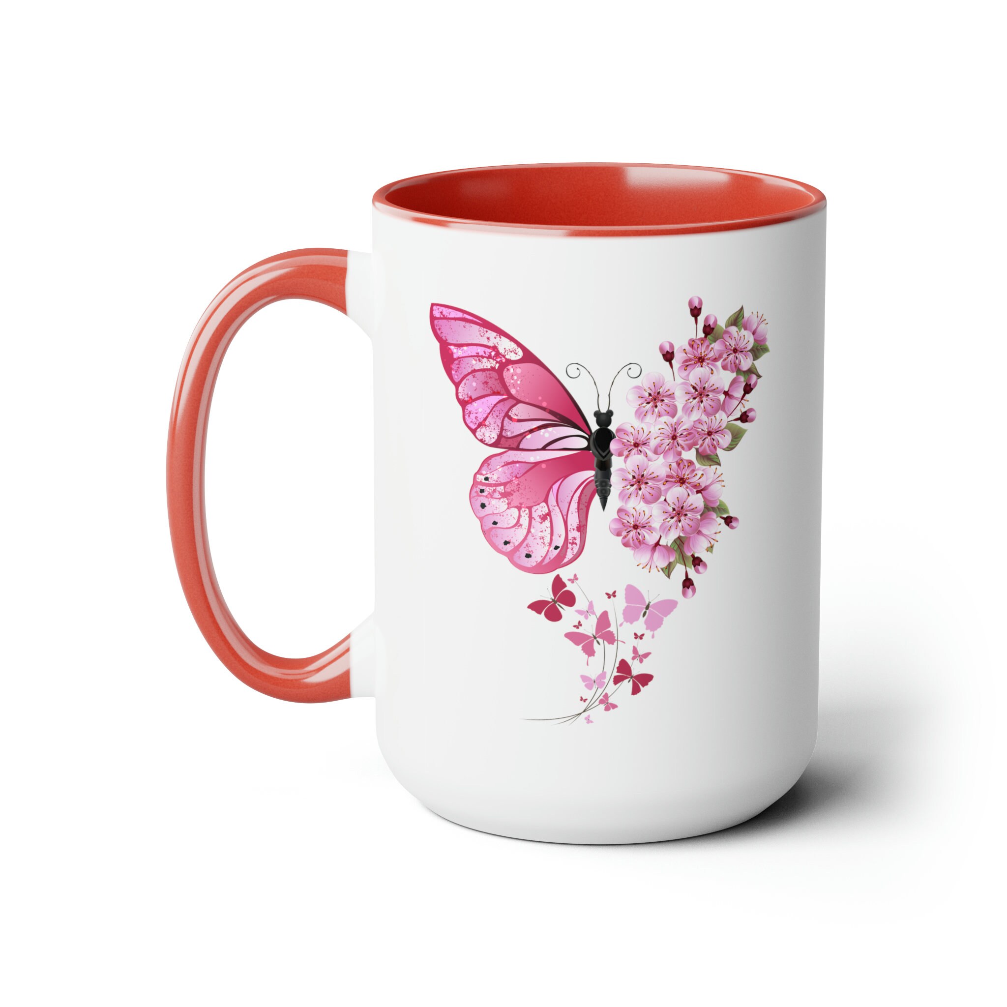Monarch Butterfly, Large Coffee Mug, Hot Chocolate Mug, Butterfly Wings ...