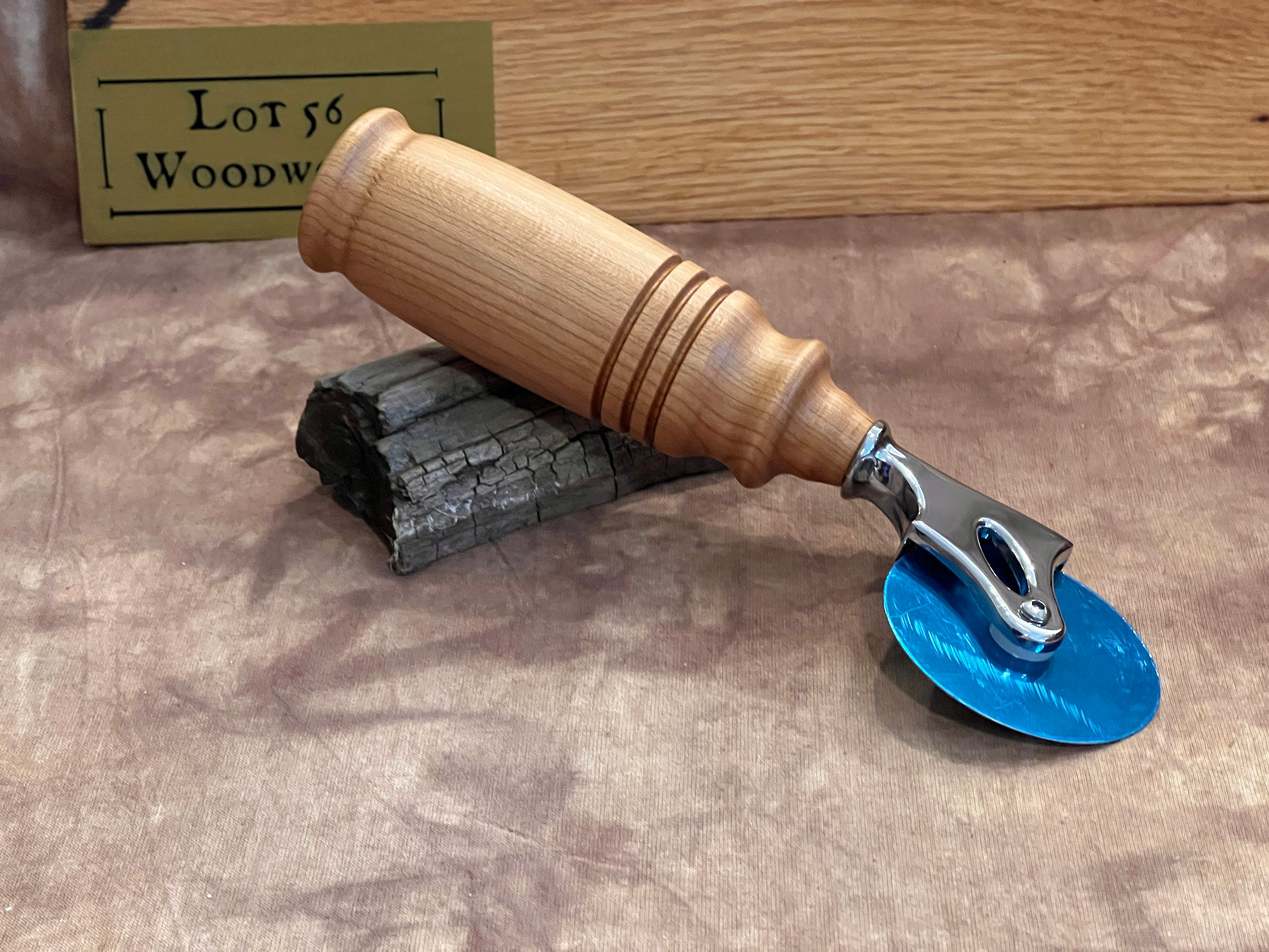 Pizza Cutter Made With Exotic Cherry Hardwood, Perfect Housewarming ...