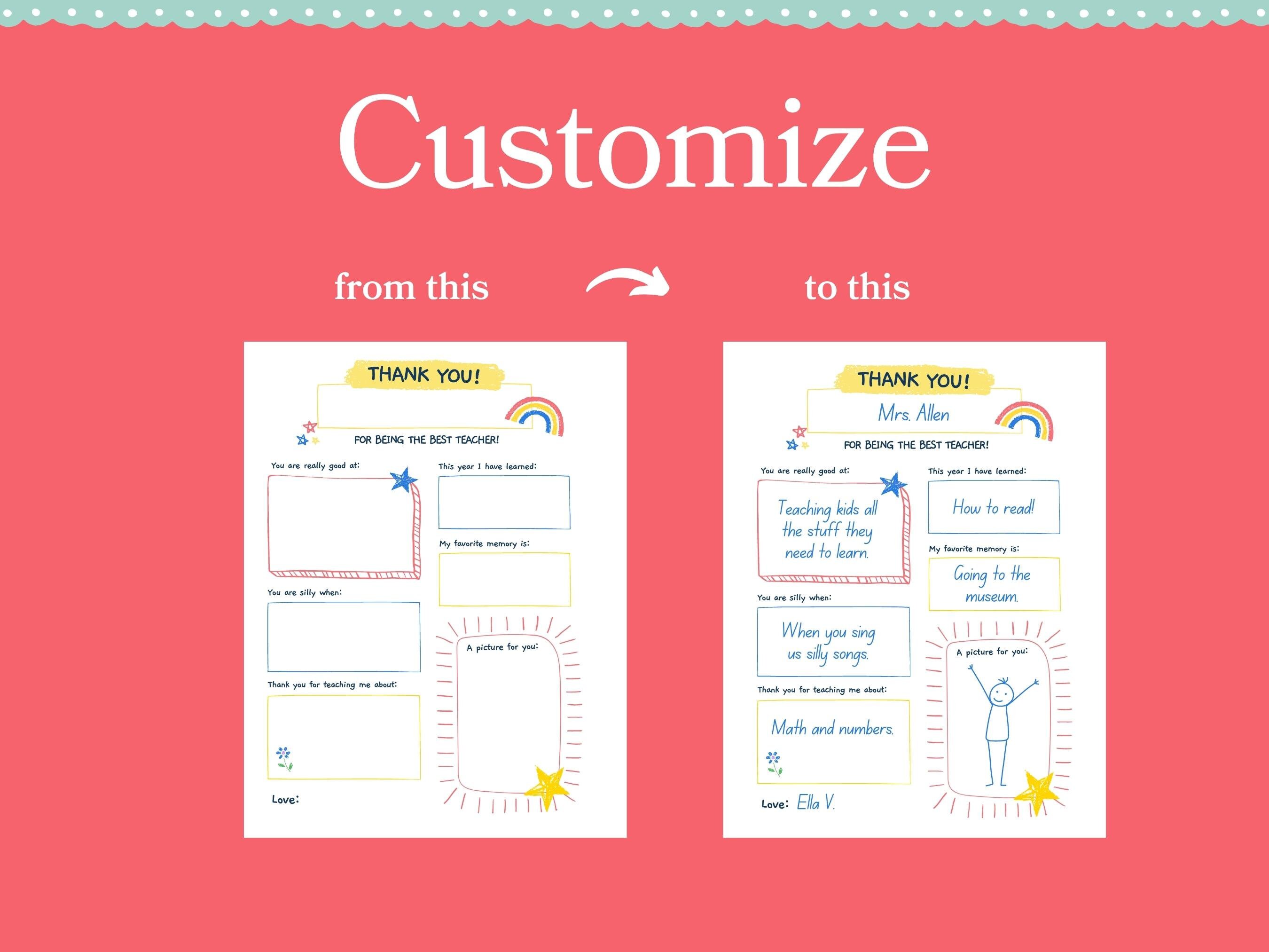 Teacher Appreciation Gift, Teacher Appreciation Week, All About Teacher ...