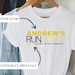 Custom Running Crew T-shirt, Family Matching Shirts, Group Spectator ...