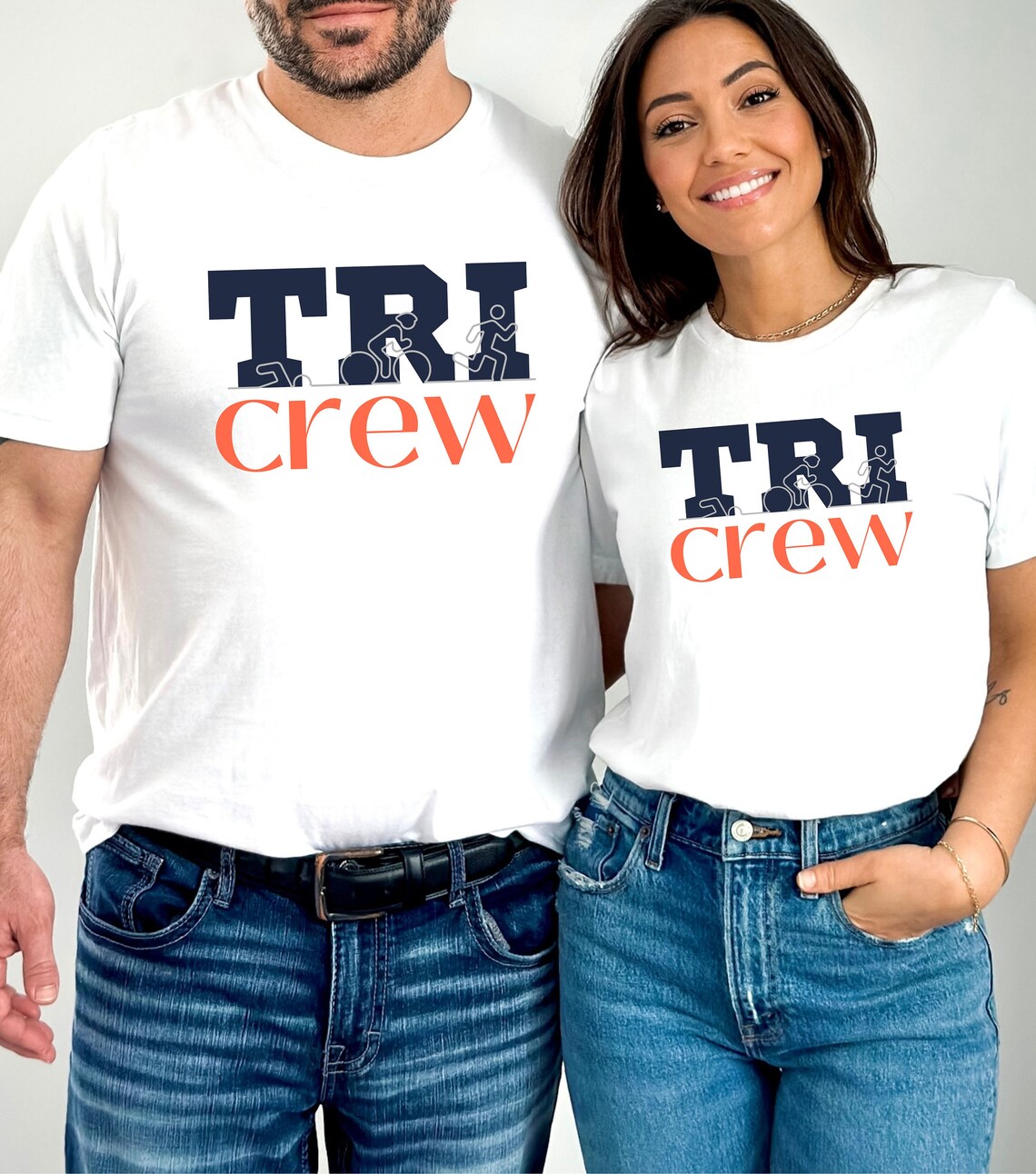 Triathlon Support Crew Shirt, Family Matching Cheer Squad, Group ...