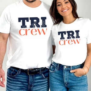 Triathlon Support Crew Shirt, Family Matching Cheer Squad, Group ...