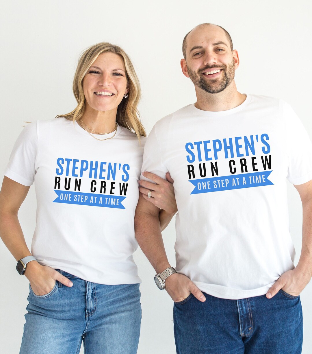 Custom Name Run Support Crew Shirt, Family Matching Cheer Squad, Group ...