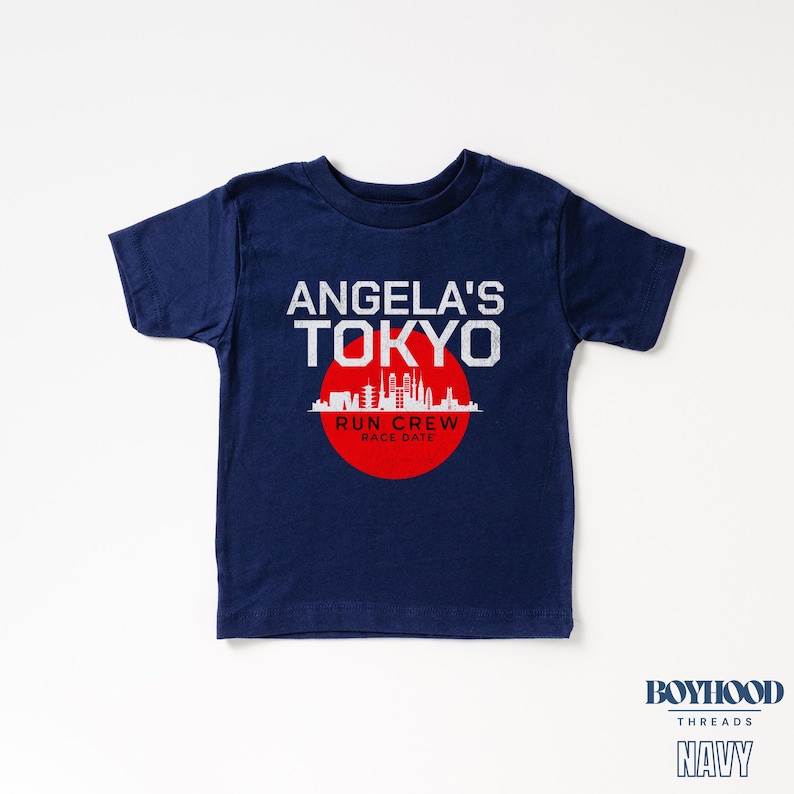 Custom Tokyo Running Crew T-shirt Family Matching Team Shirts Group ...