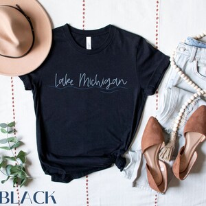 Lake Michigan T-shirt, Lake Shirt, Great Lakes Shirt, Lake Life Shirt ...