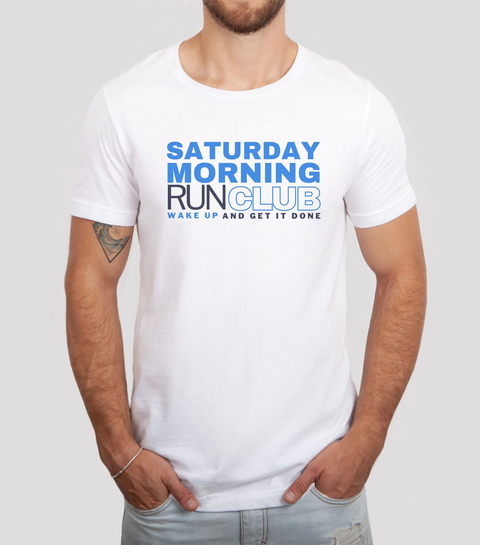 Saturday Morning Run Club, Wake up and Get It Done Shirt, Run Group T ...