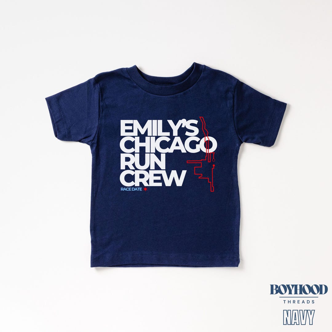 Personalized Chicago 26.2 Running Crew T-shirt, Team Matching Marathon ...