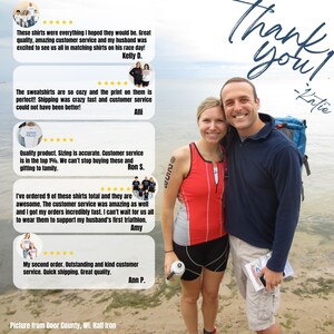 Custom Running Crew T-shirt, Family Matching Shirts, Group Spectator ...