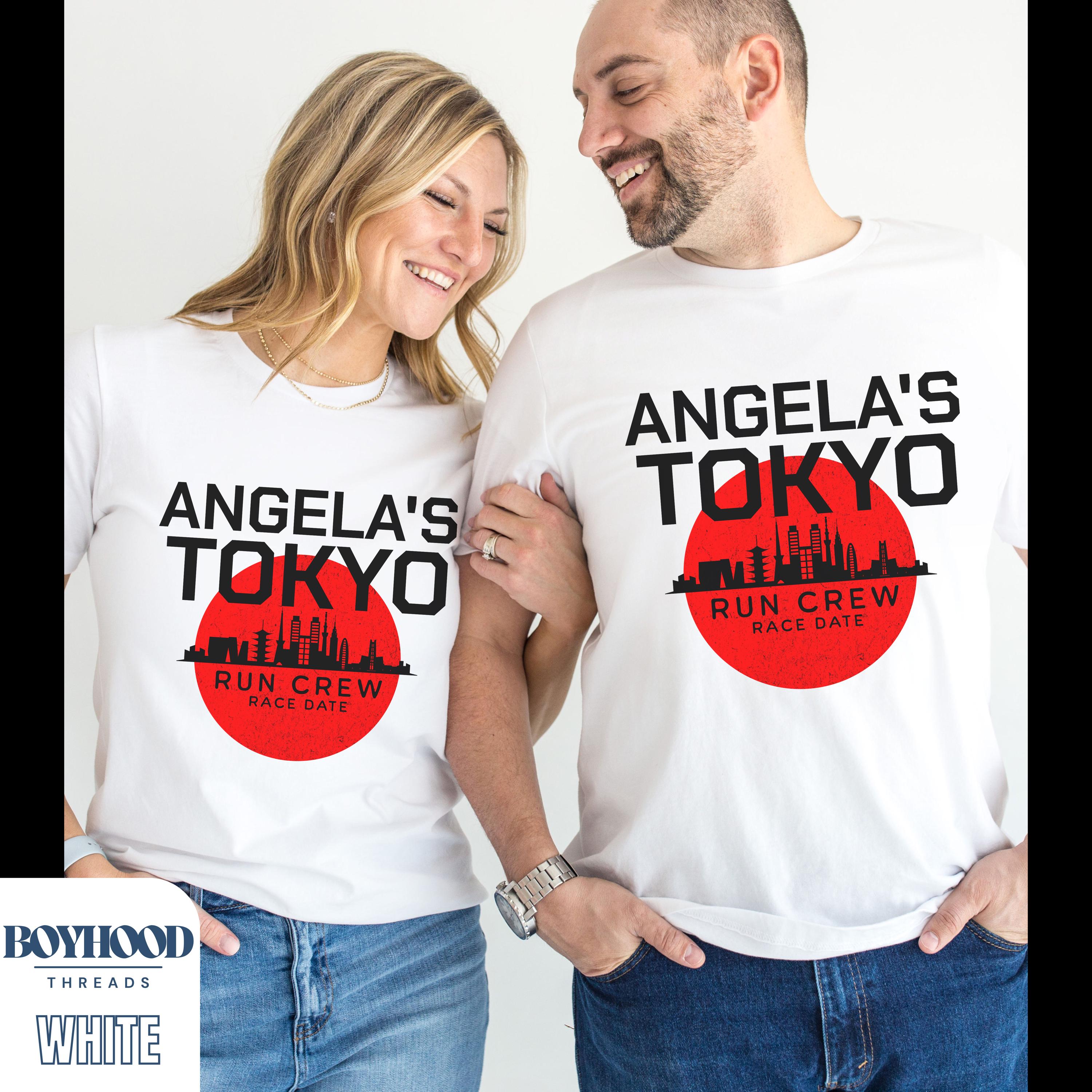 Custom Tokyo Running Crew T-shirt Family Matching Team Shirts Group ...