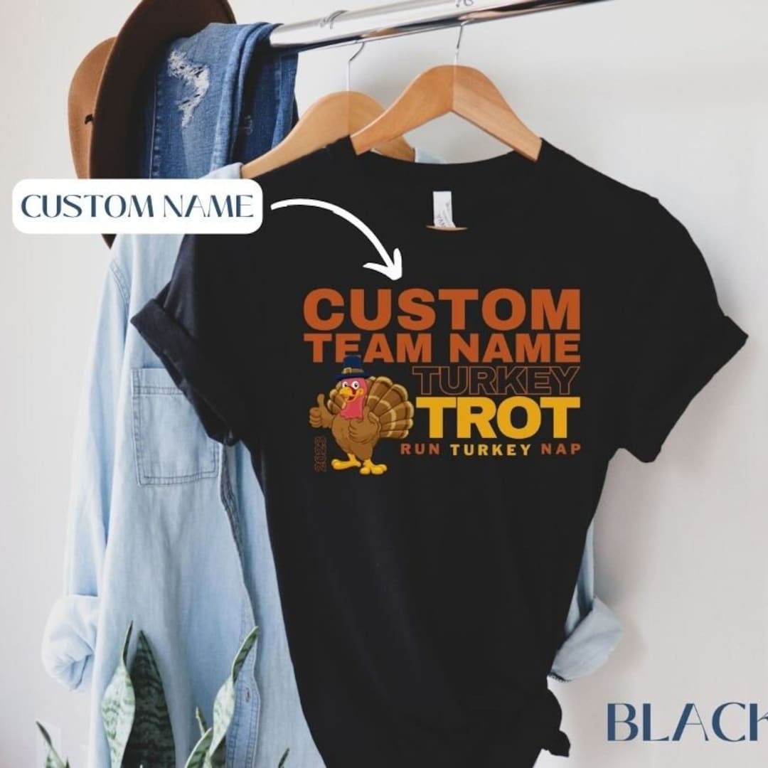 Custom Turkey Trot Shirts Thanksgiving Group Run Shirt - Etsy