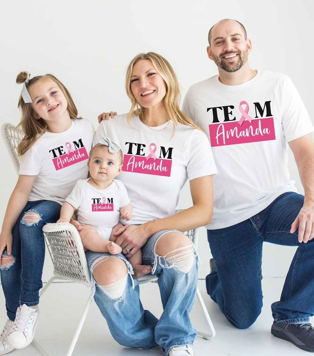 Custom Breast Cancer Walk Team Shirts, Breast Cancer Support Squad T ...