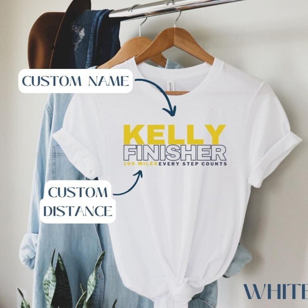 Custom Run Finisher T-shirt, Custom Race Distance Top, Gift for Runner ...