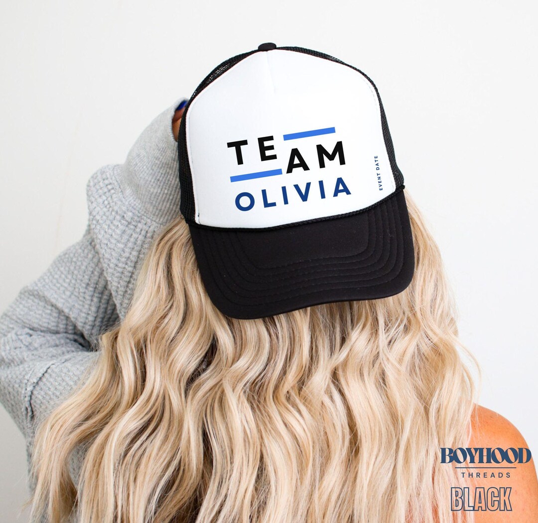 Custom Team Name Trucker Hat, Marathon Runner Team Hat, Family Matching ...