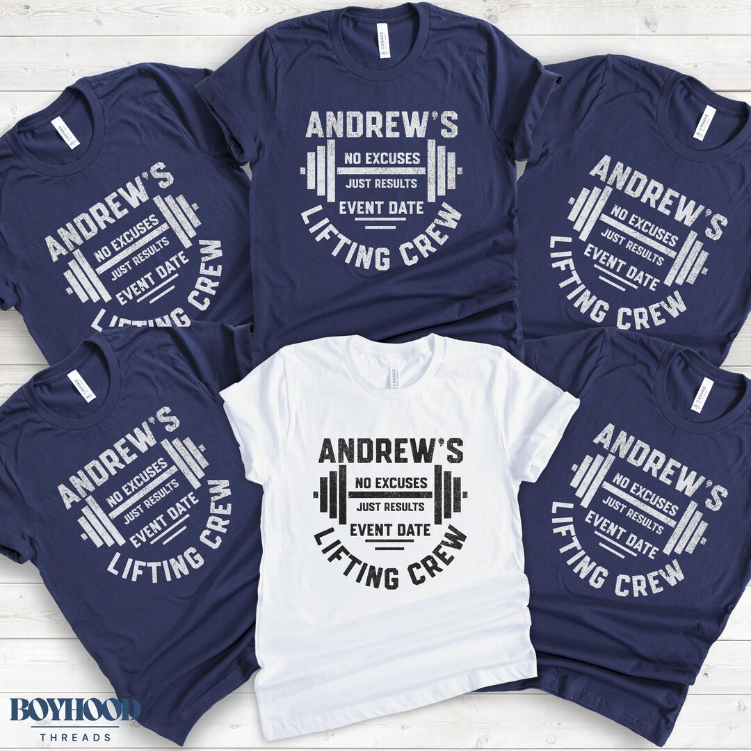 Custom Lifting Support Crew T-shirt Family Matching Cheer Squad Outfit ...