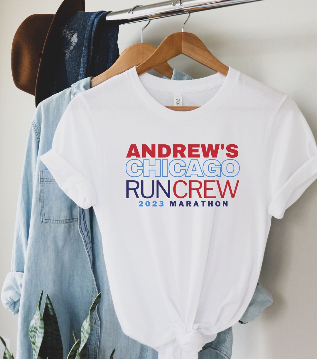 Custom Chicago Running Crew T-shirt, Family Matching Shirts, Group ...