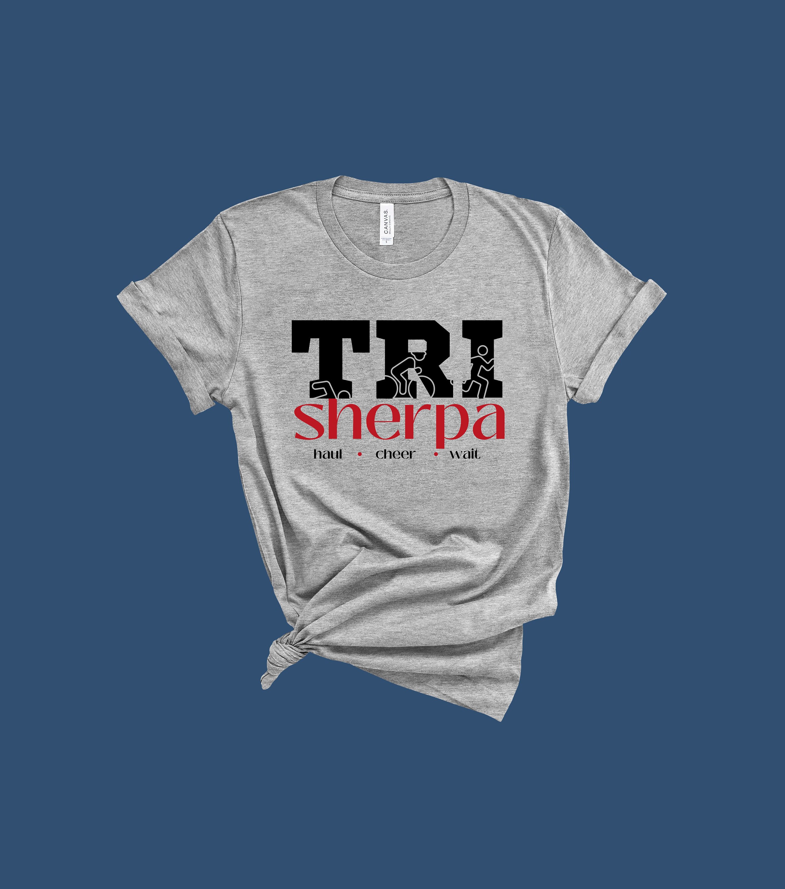 Trisherpa Shirt Triathlon Support Crew T-shirt Funny - Etsy