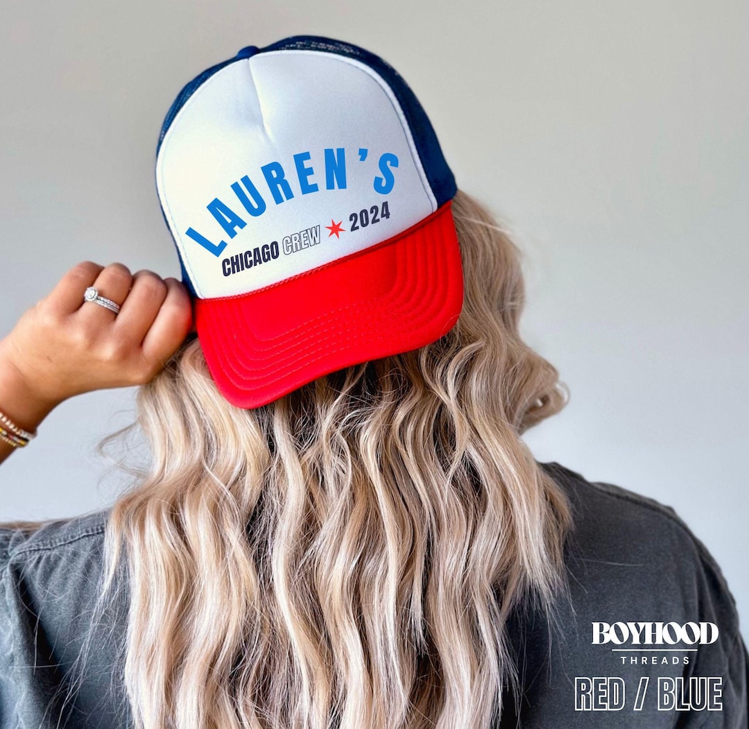 Custom Chicago Trucker Hat, Marathon Support Crew Foam Hat, Group ...