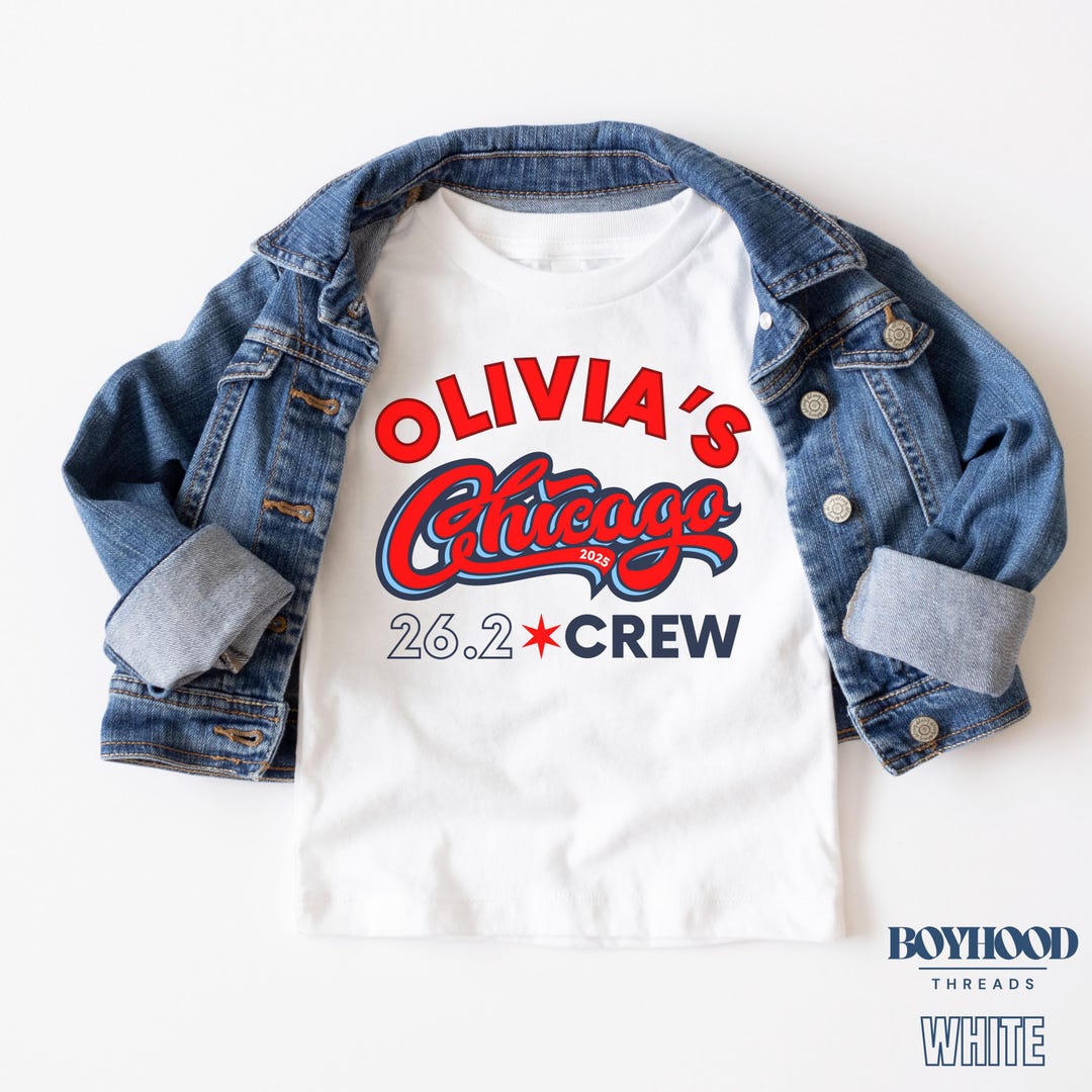 Chicago Support Crew T-shirt | Custom Race Day Family Matching Shirt ...