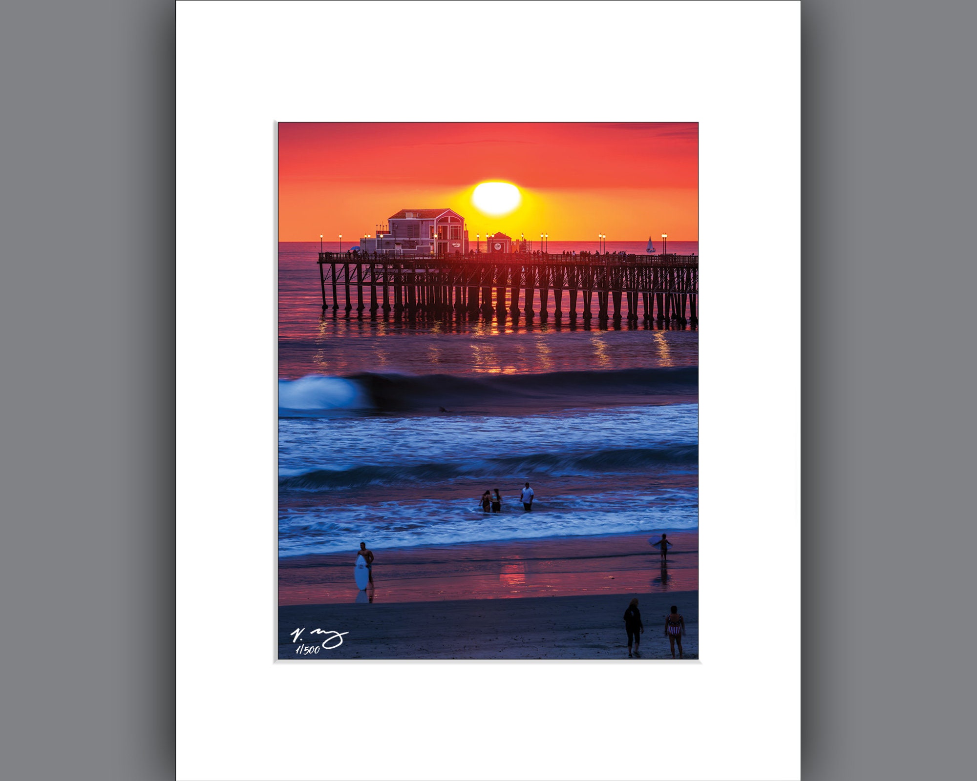 Oceanside Pier Sunset by Tisvlad Photography in San Diego California ...