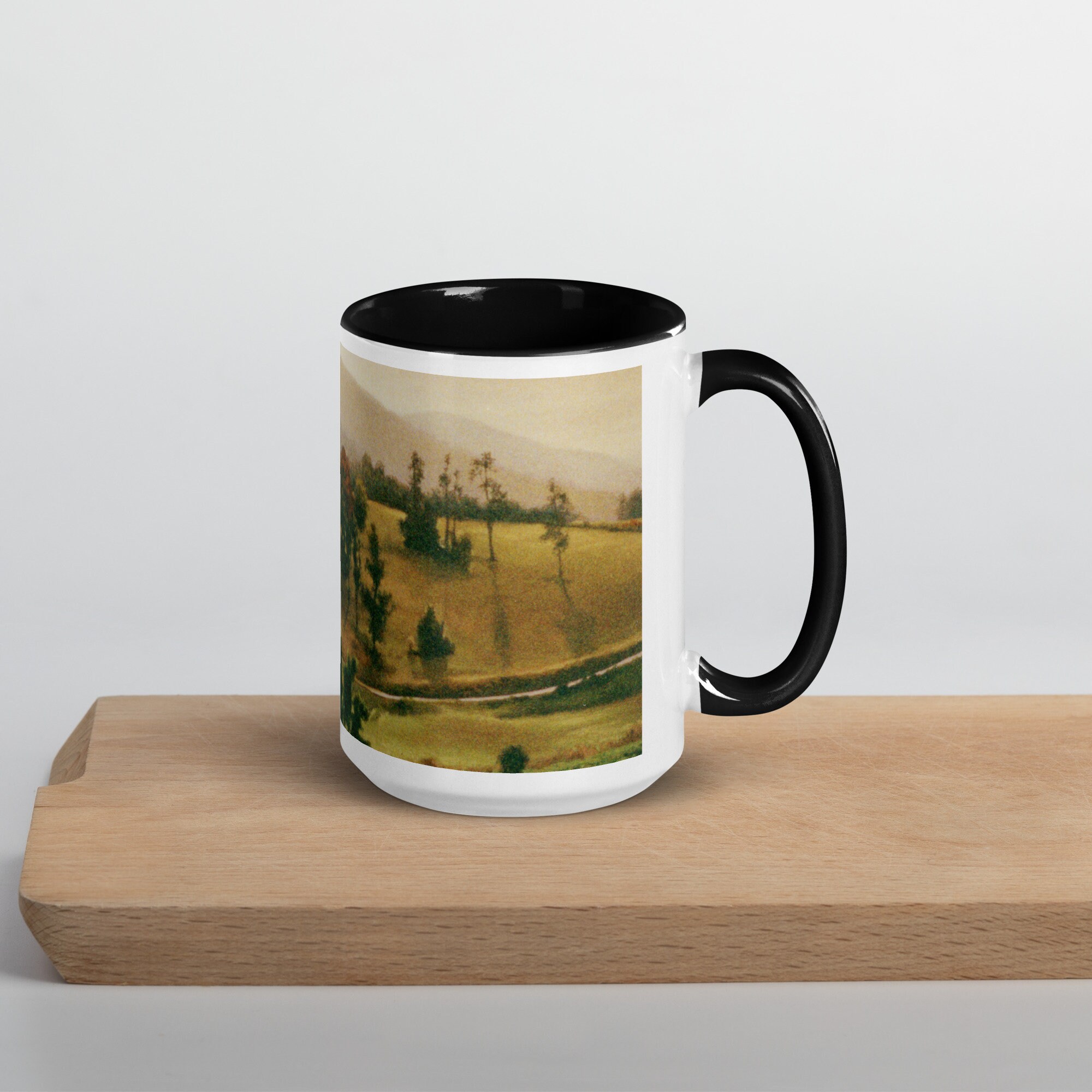 Scenic Mug, Coffee Mugs, Original Art, Unique Coffee Mugs, Fancy Coffee ...