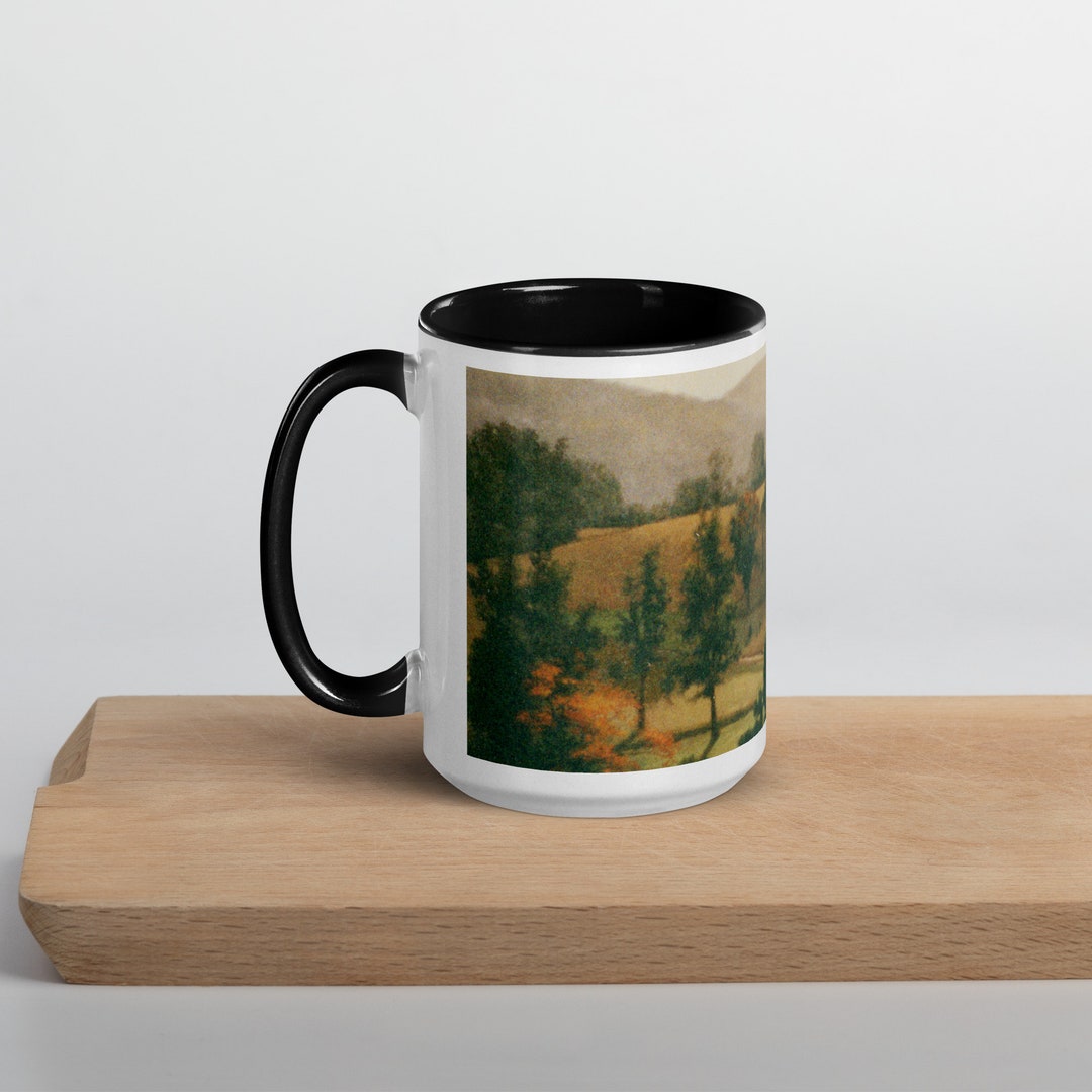 Scenic Mug, Coffee Mugs, Original Art, Unique Coffee Mugs, Fancy Coffee ...