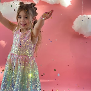 Sequin Party Dress, Birthday Girls Dress, Special Occasion Dress ...