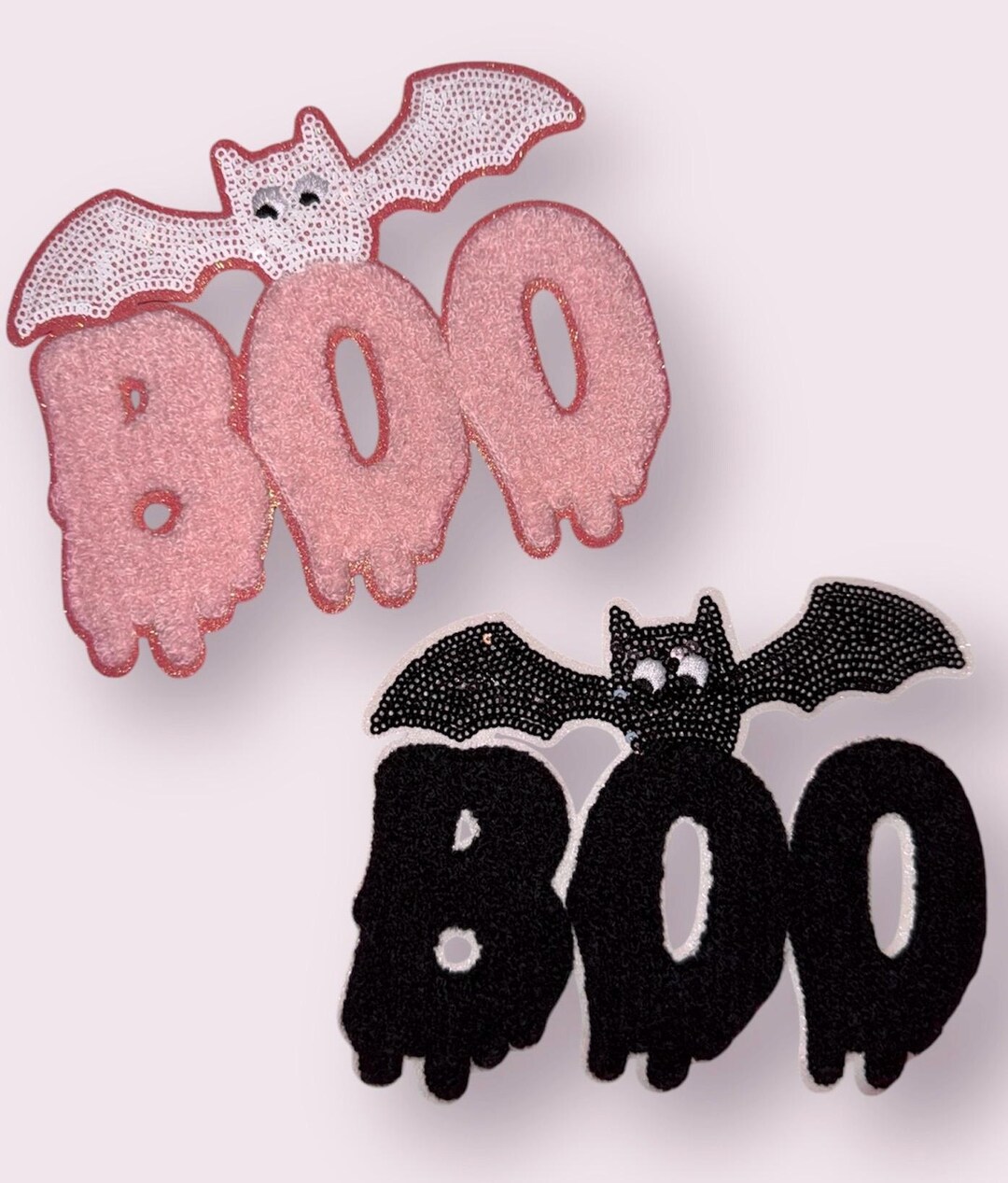 Halloween Boo Patch, Chenille Patch, Halloween Patch, Bat Patch ...