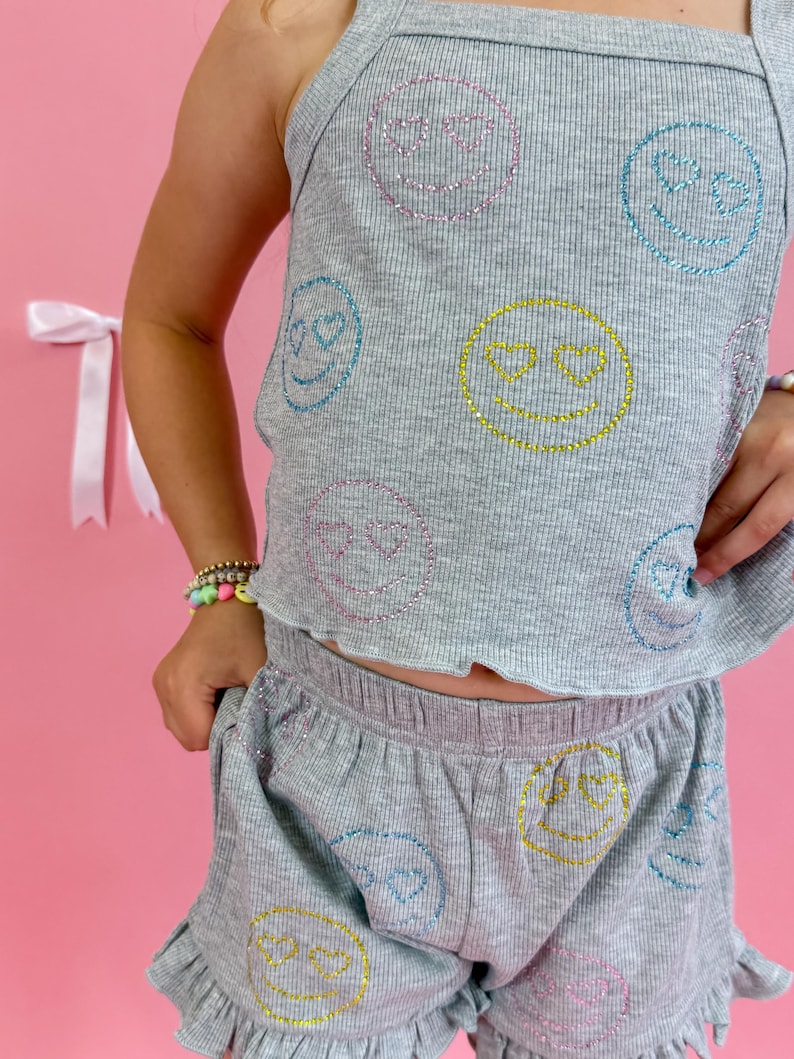 Gem Heart Eyes Smile Set - Etsy