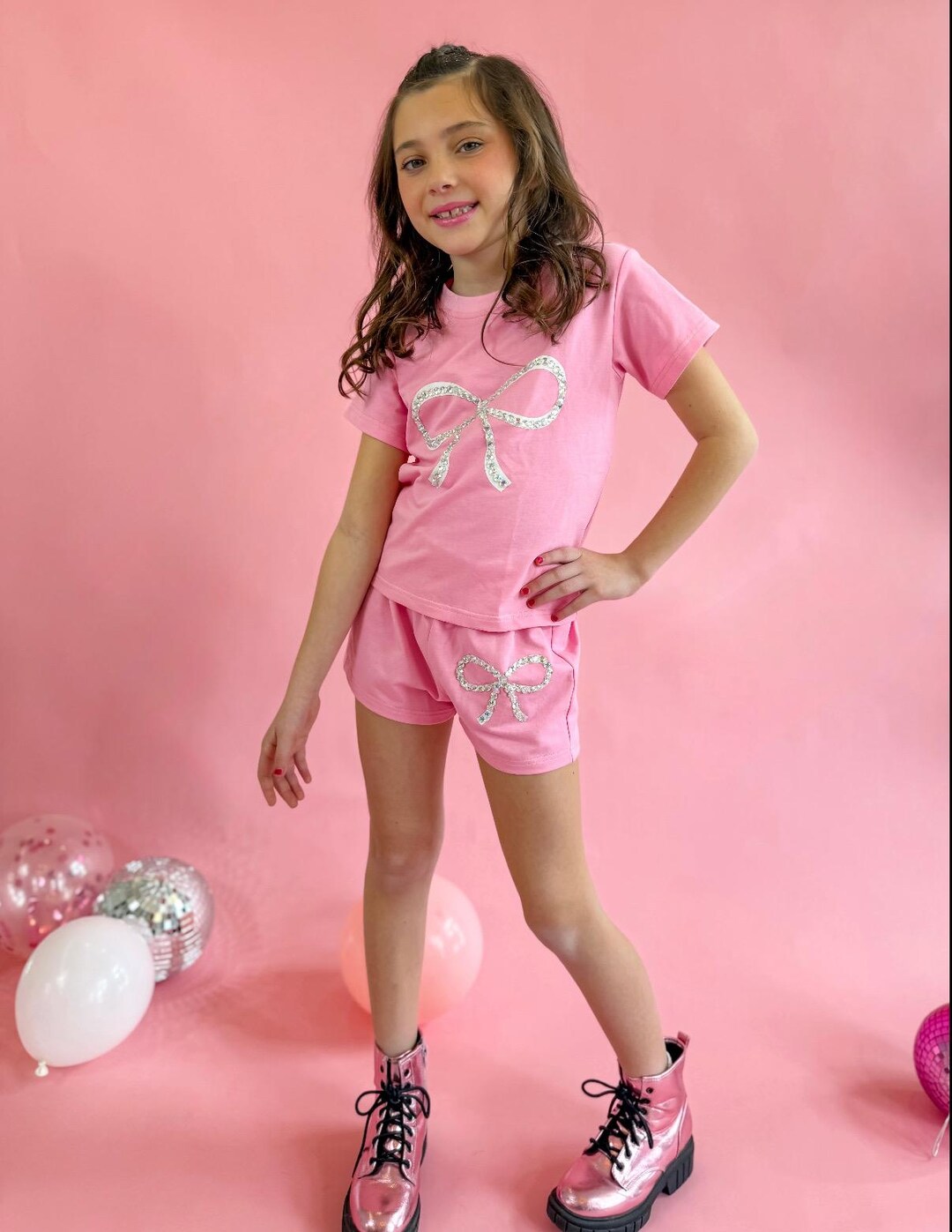 Girls Summer Set, Girls Short Set, Girls Camp Clothes, Girls Fashion - Etsy