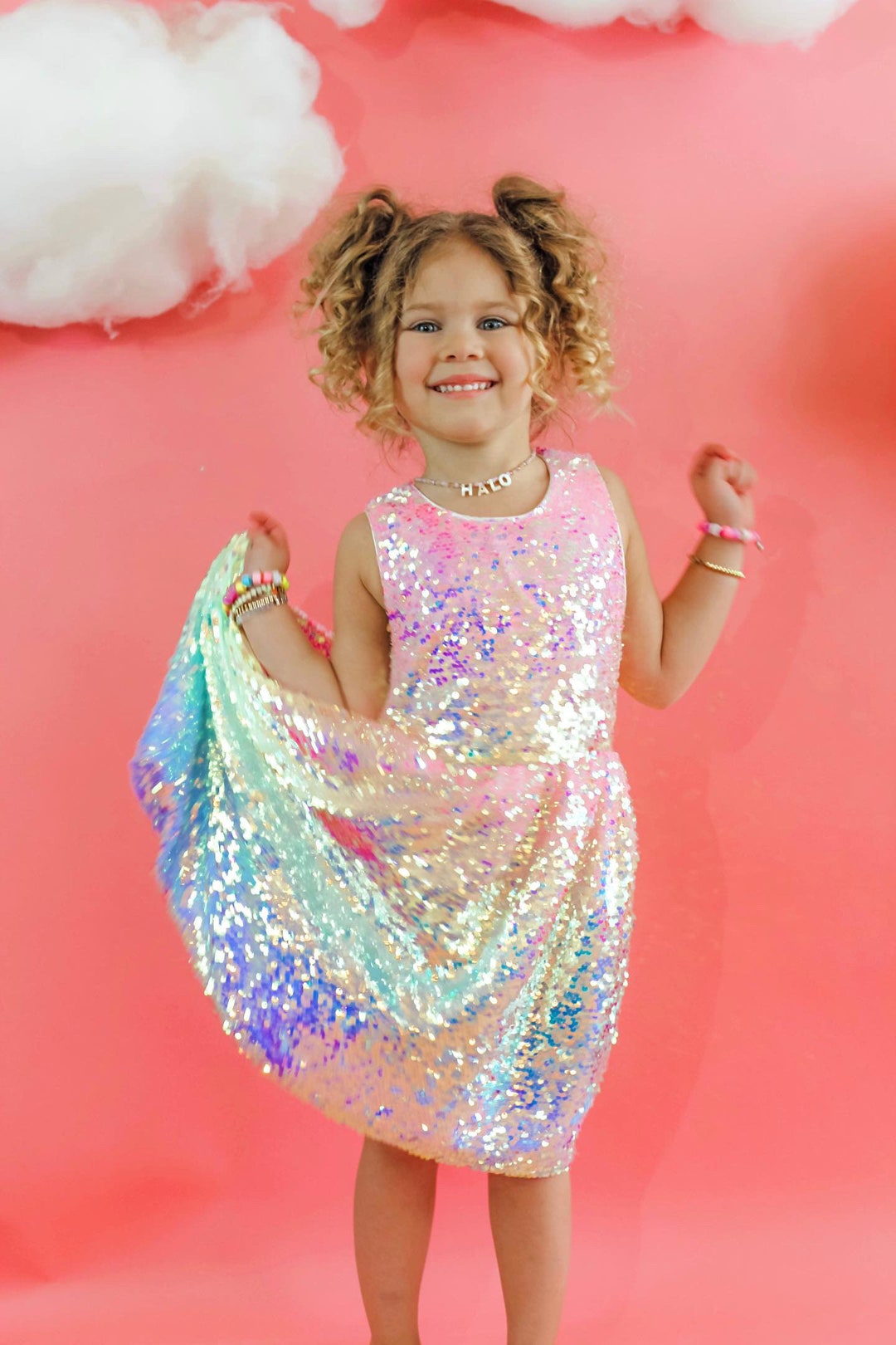 Sequin Party Dress, Birthday Girls Dress, Special Occasion Dress ...