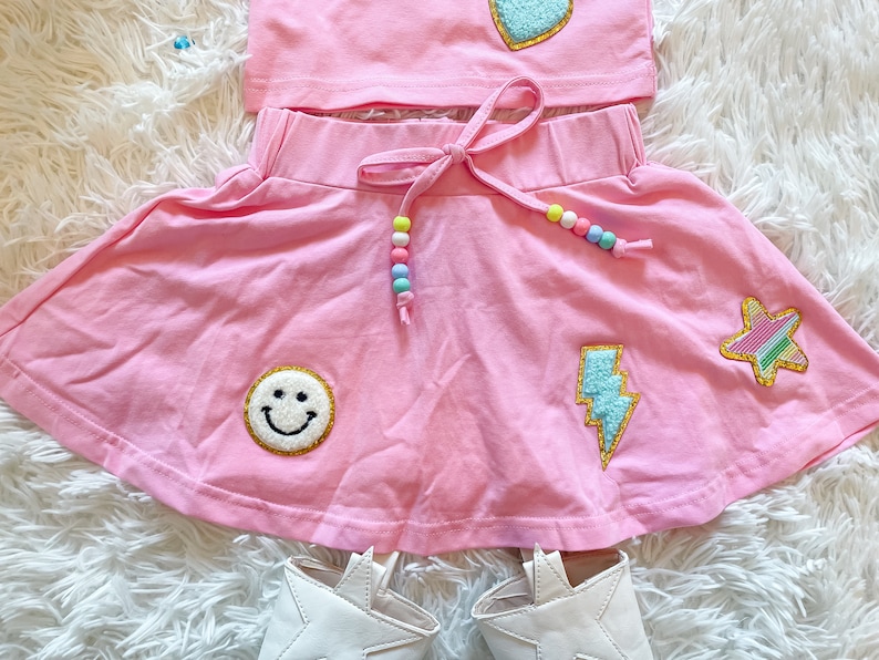 RESTOCK! Girls Summer Set, Girls Two Piece Set, Girls Skirt Set, Summer ...
