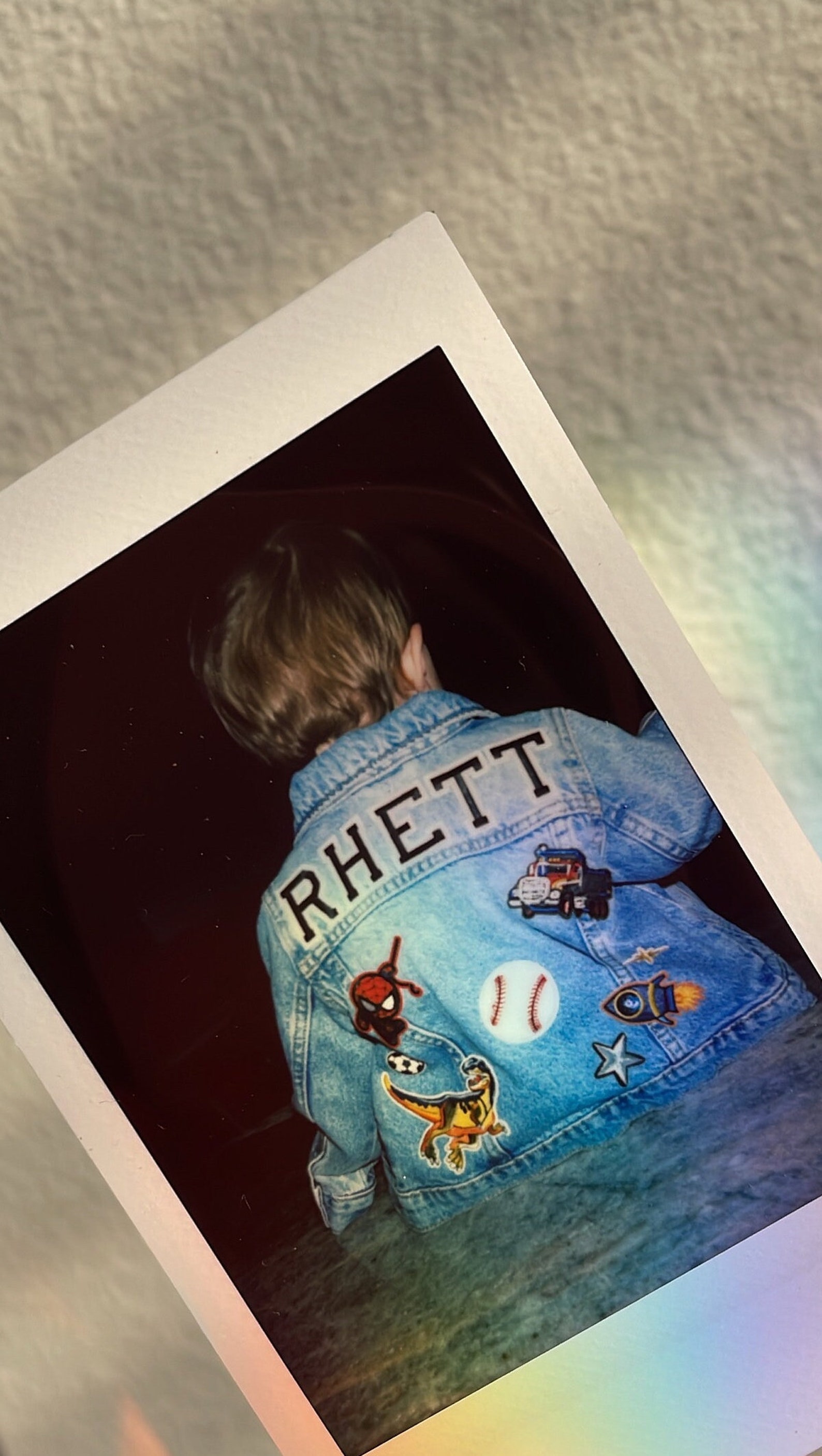 Boys Personalized Denim Patch Jacket, Boys Jacket, Boys Birthday Gift ...